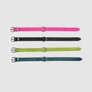 Leather dog collar. Handmade and Made in Italy - Vanity Pet